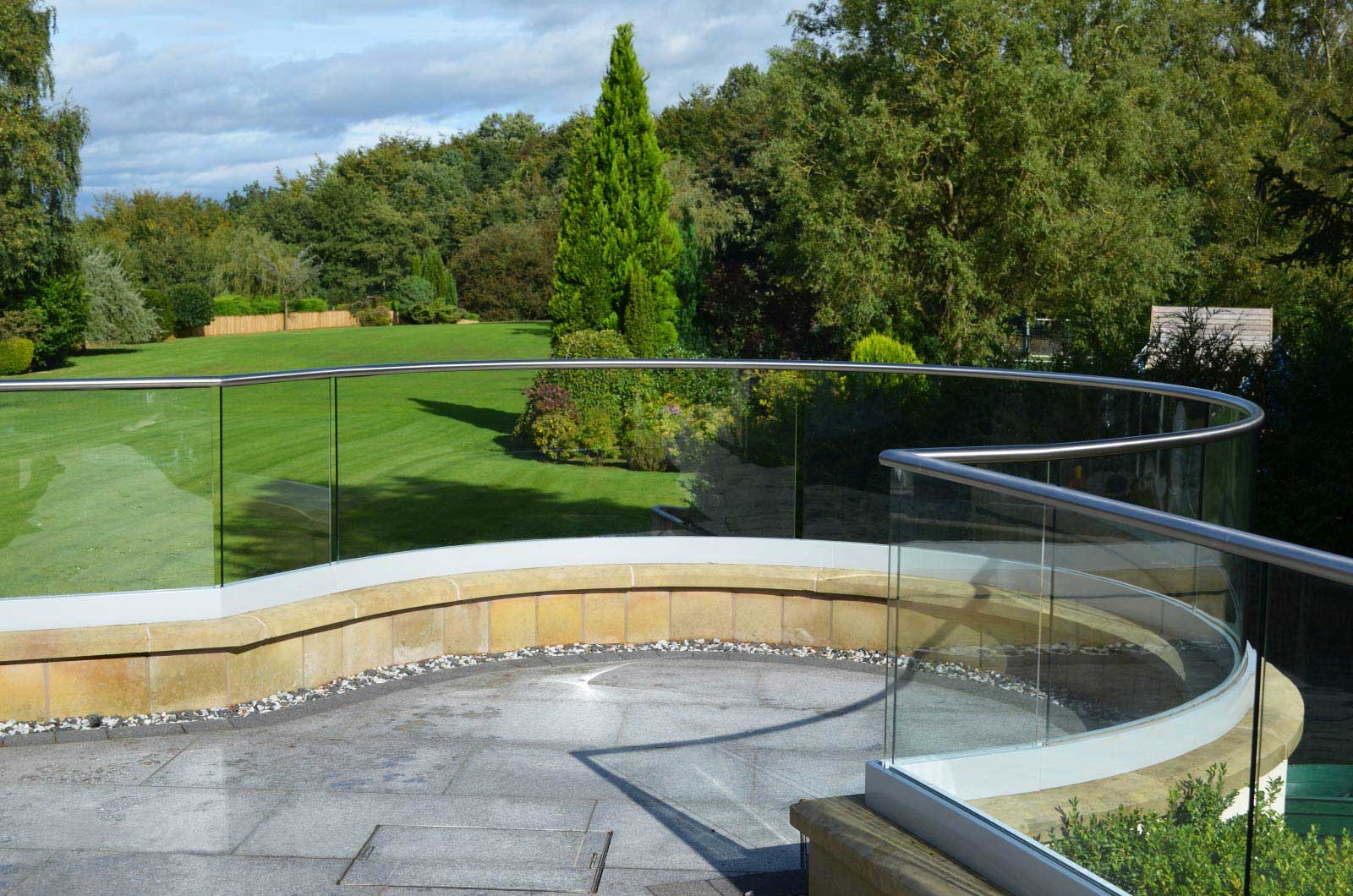 Curved Glass Balustrades in Cheadle | Balustrades